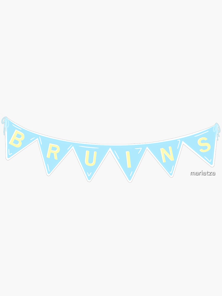 "Bru Banner" Sticker for Sale by mariatza | Redbubble