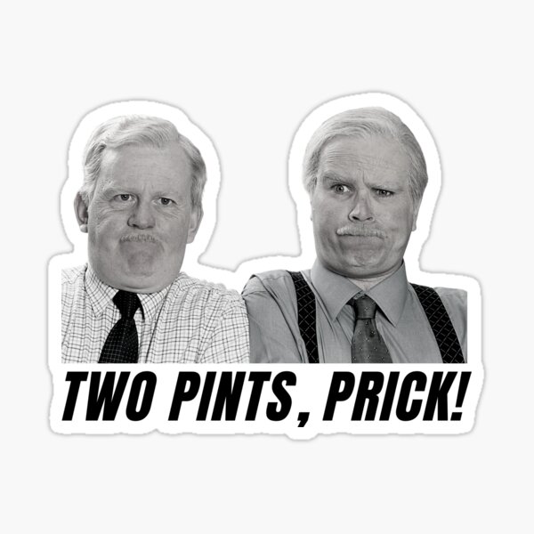 "Two Pints Prick Jack and Victor Banter" Sticker for Sale by ...