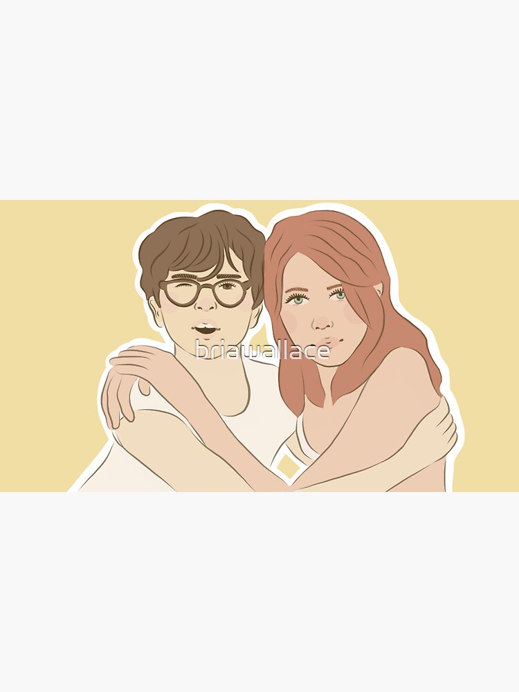 "moonrise kingdom sam and suzy" Sticker by briawallace | Redbubble