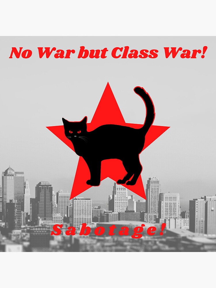 "Sabotage!" Sticker for Sale by ApollyonBlack | Redbubble