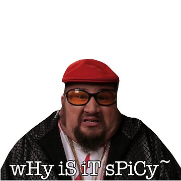 "why is it spicy tik tok meme" Tapestry for Sale by Kjerstiana | Redbubble