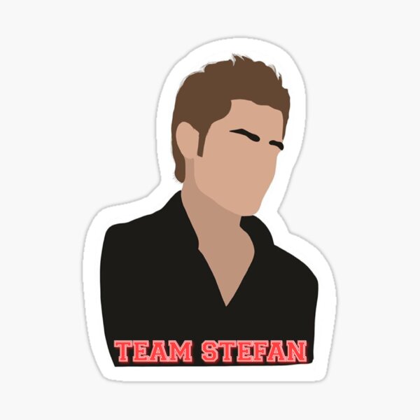 "Team Stefan" Sticker by tiffkwan1 | Redbubble