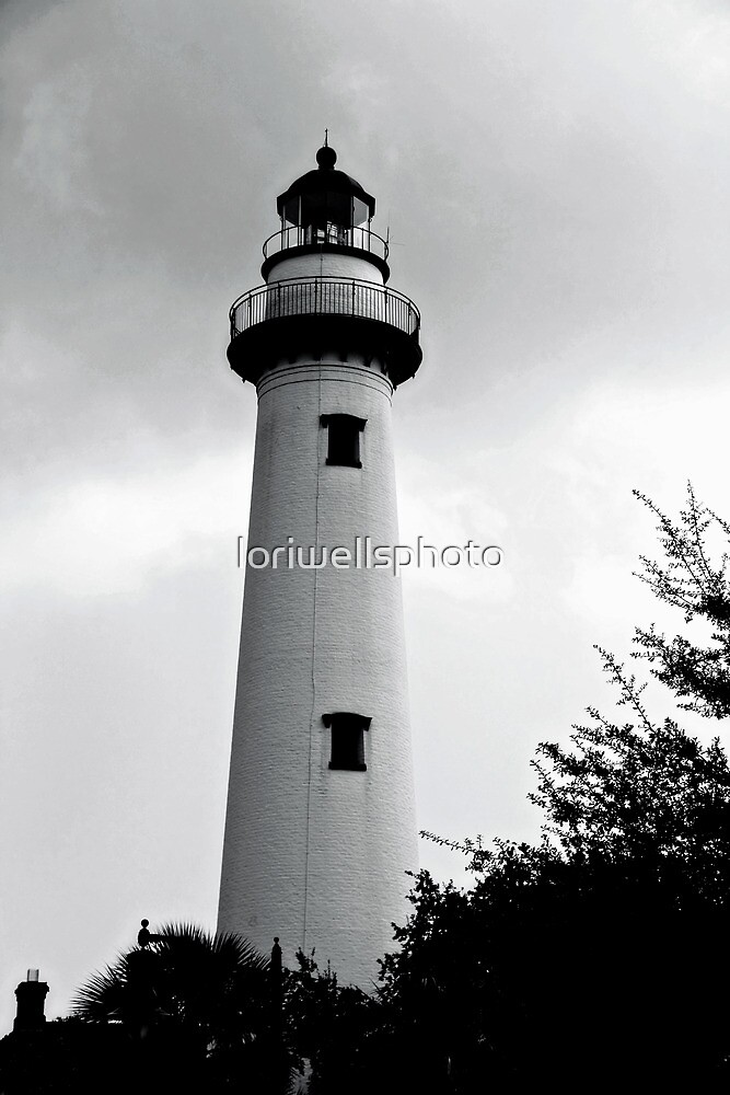 "Saint Simons Lighthouse " by loriwellsphoto | Redbubble