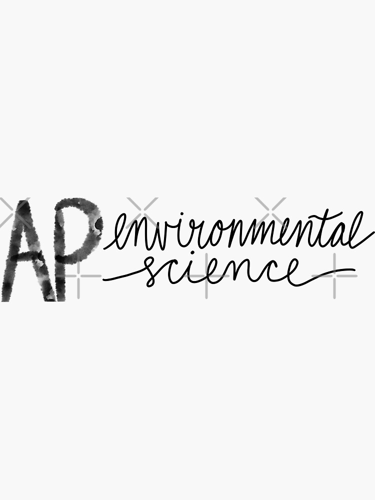 "AP Environmental Science Class Cursive and Watercolor Print Label ...