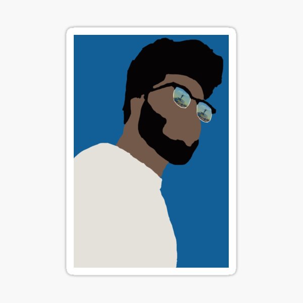 "Khalid " Sticker for Sale by squidsyd | Redbubble