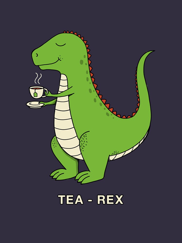 "Tea Rex" Essential T-Shirt for Sale by coffeeman | Redbubble