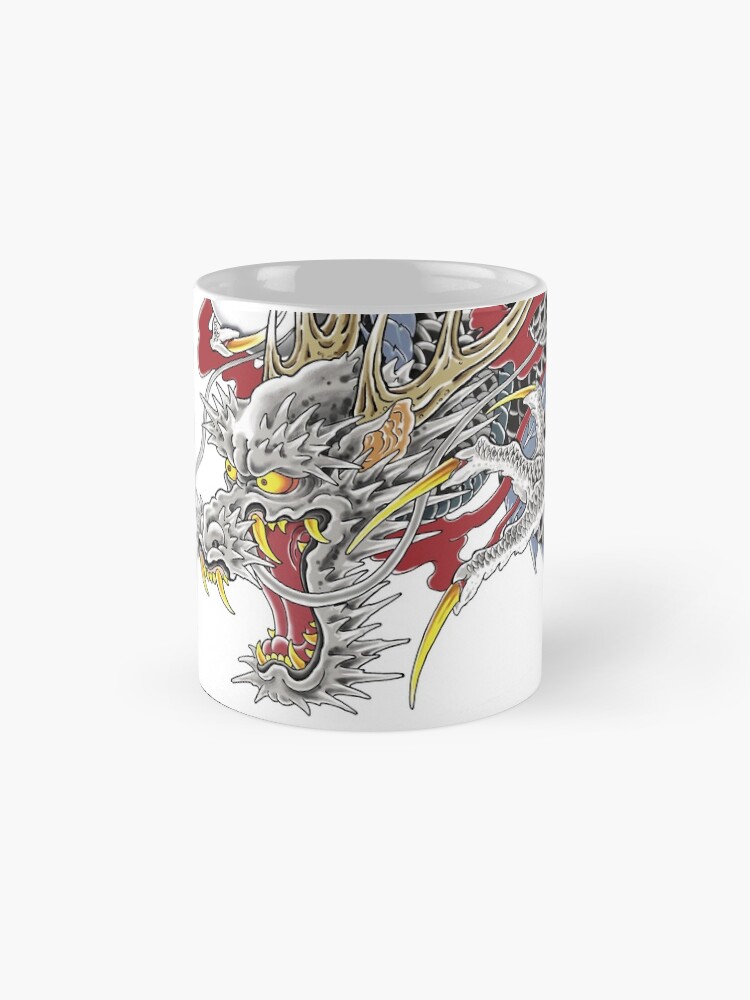 "Kazuma Kiryu Dragon Tattoo horizontal" Coffee Mug for Sale by ...