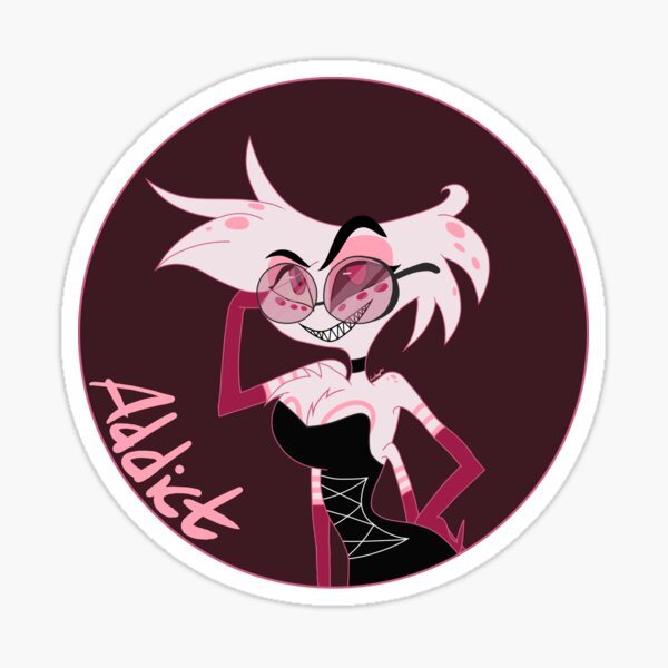 "Angel Dust Addict" Sticker by ArtByErf | Redbubble