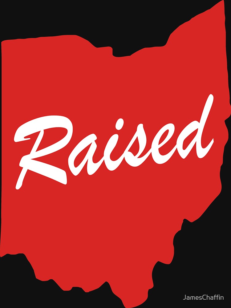 "Ohio Raised Logo" T-shirt for Sale by JamesChaffin | Redbubble | ohio ...