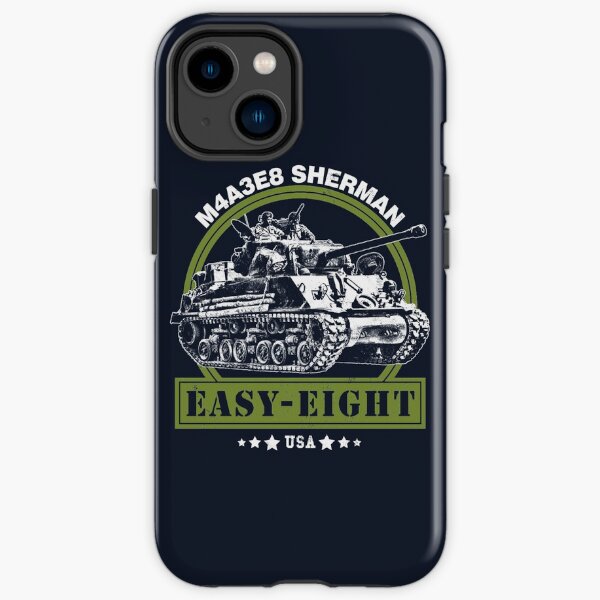 M4A3E8 Sherman USA WW2 Tank Iphone Case