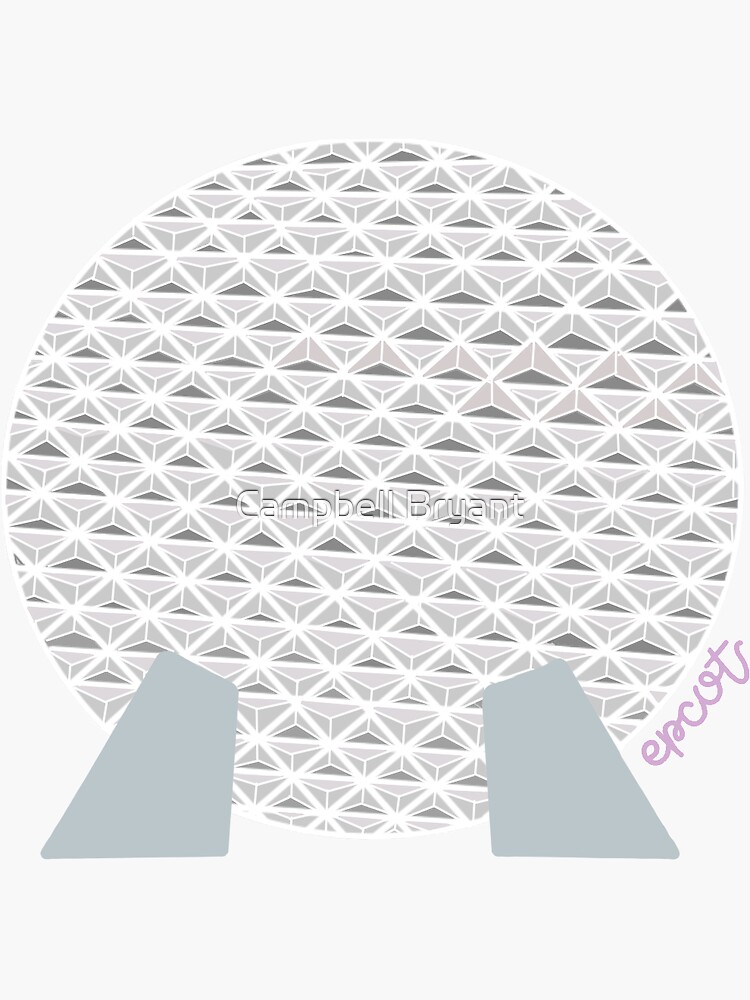 "Epcot ball" Sticker for Sale by CamGrace | Redbubble