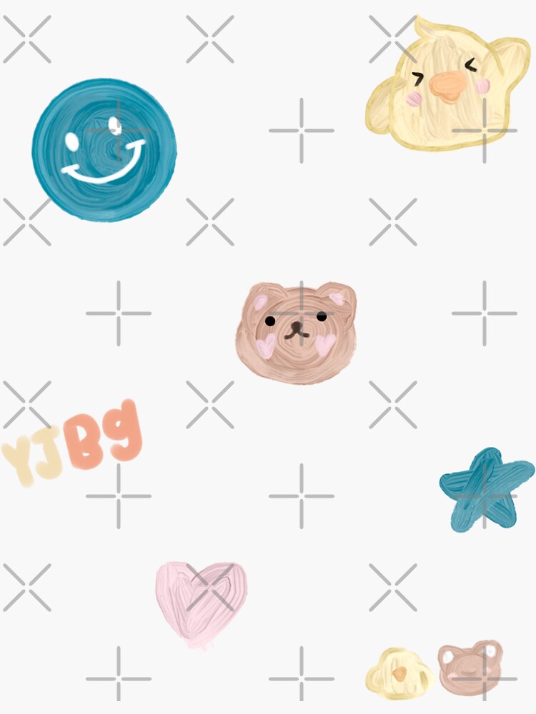 "TXT Beomgyu + Yeonjun Doodle" Sticker for Sale by hugbeom | Redbubble