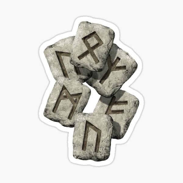 "Big runes" Sticker by Mike-vom-Mars | Redbubble