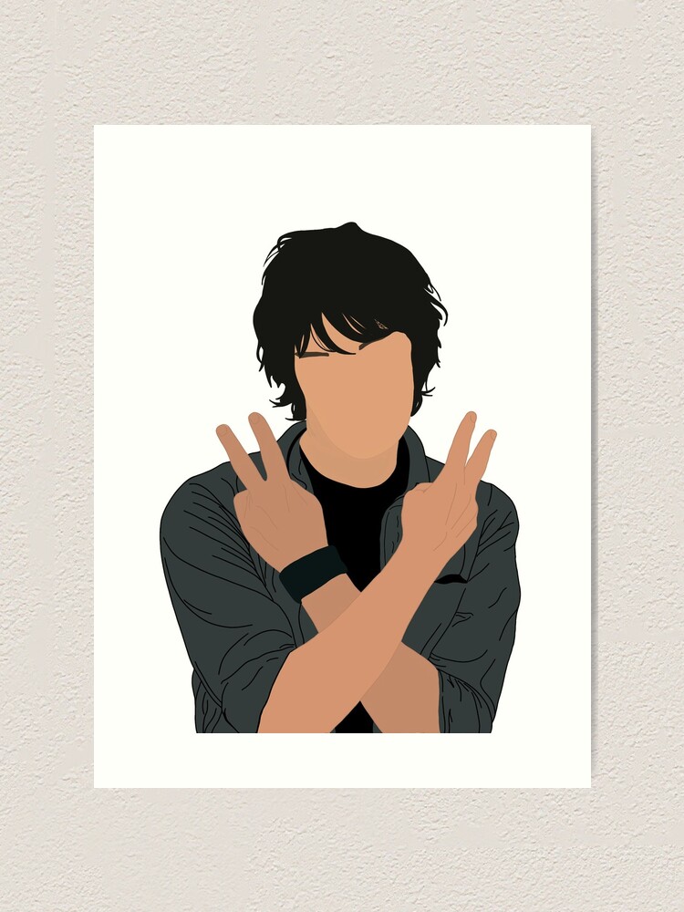 "Rodrick Heffley Drawing" Art Print for Sale by liranm | Redbubble