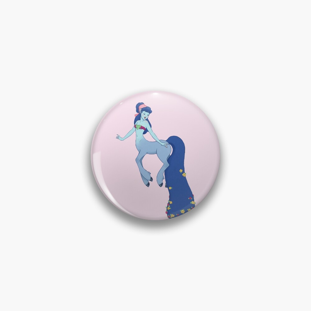 "Blue Centaurette" Sticker for Sale by JayBirdsBrain | Redbubble