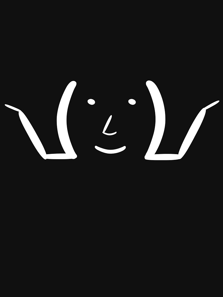 "Bracket and Slash made Face" T-shirt by Shreyansh-print | Redbubble ...