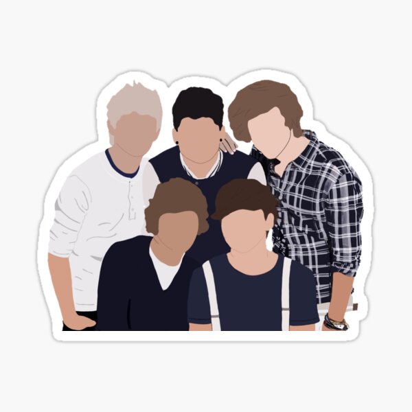 "One Direction Sticker" Sticker by elizabethd9 | Redbubble