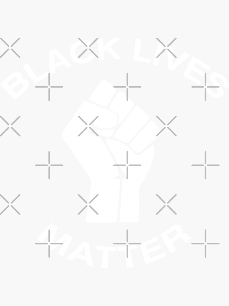 "Black Lives Matter I Can't Breath Shirts Logo" Sticker for Sale by ...