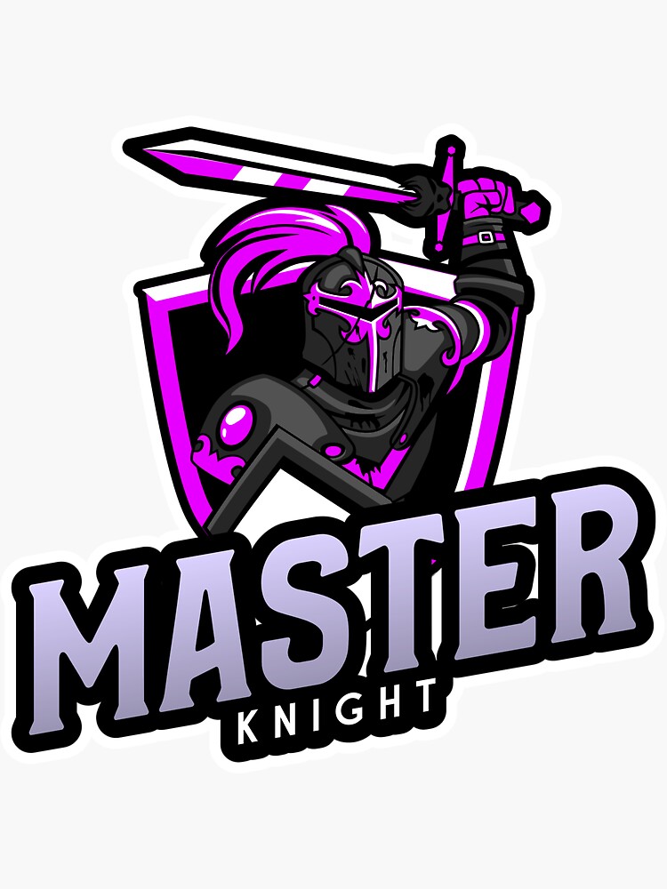 "Master Knight" Sticker for Sale by Dosiferon | Redbubble