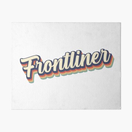 Lámina rígida «Logotipo de Frontliner» de marjastina | Redbubble