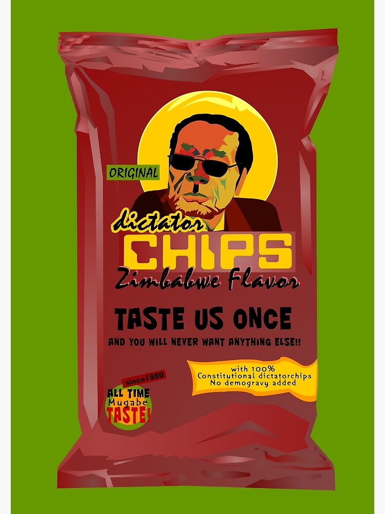 Dictator Chips Zimbabwe Flavor Premium Matte Vertical Poster sold by ...