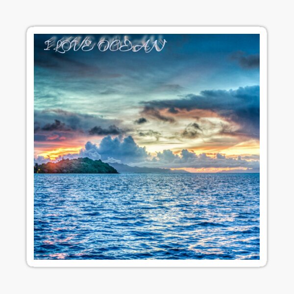 "Ocean" Sticker for Sale by GRAYTHINGS | Redbubble
