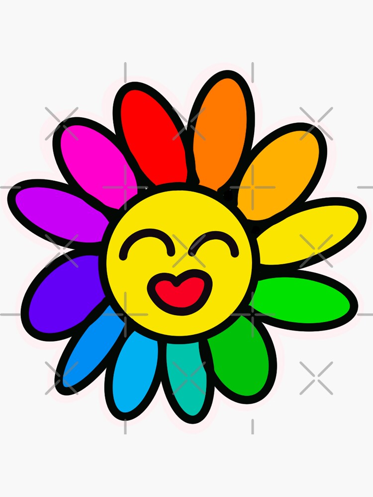 "Hobi flower (bts) sticker" Sticker by anipanini | Redbubble