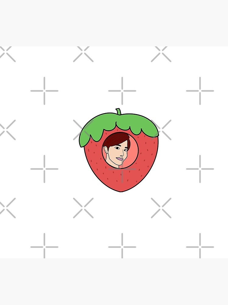"J-Hope Strawberry Sticker (bts)" Poster for Sale by anipanini | Redbubble