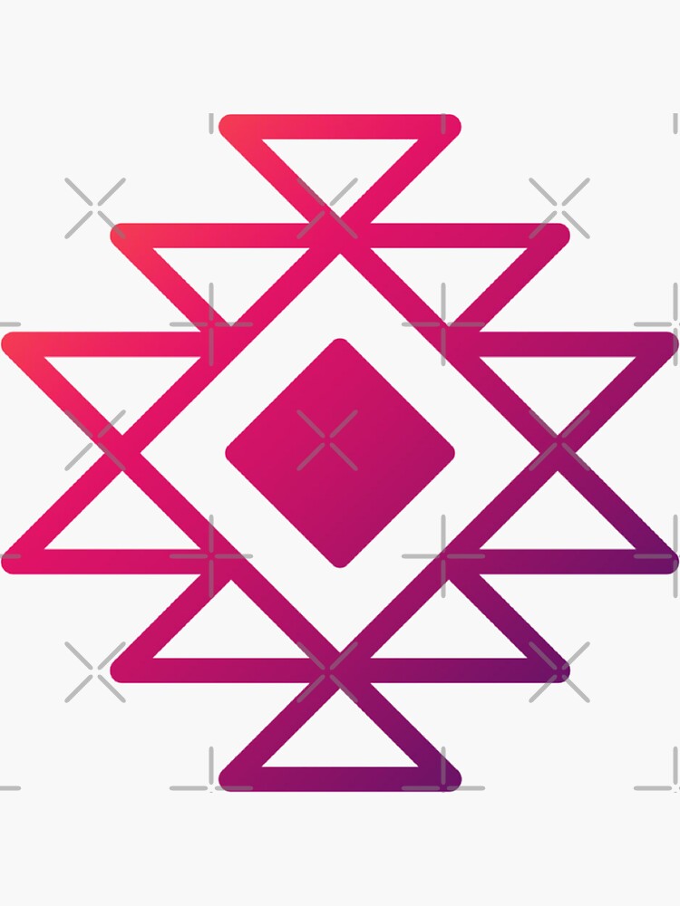"Aztec Diamond" Sticker by Sleepygirl2010 | Redbubble