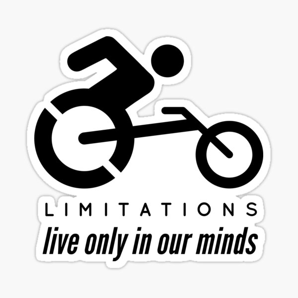 "Limitations only in our minds. Person with disability on a sports ...