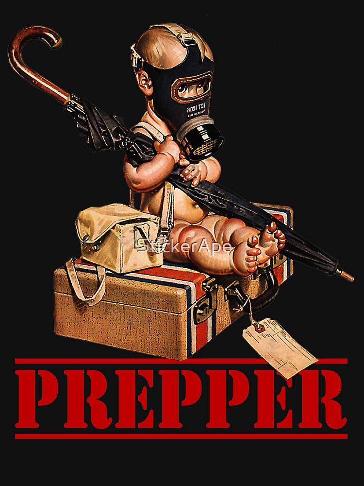 "Prepper; Survival;" T-shirt for Sale by StickerApe | Redbubble | be ...