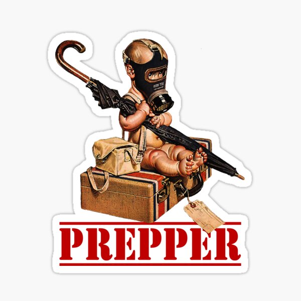 "Prepper; Survival;" Sticker for Sale by StickerApe | Redbubble