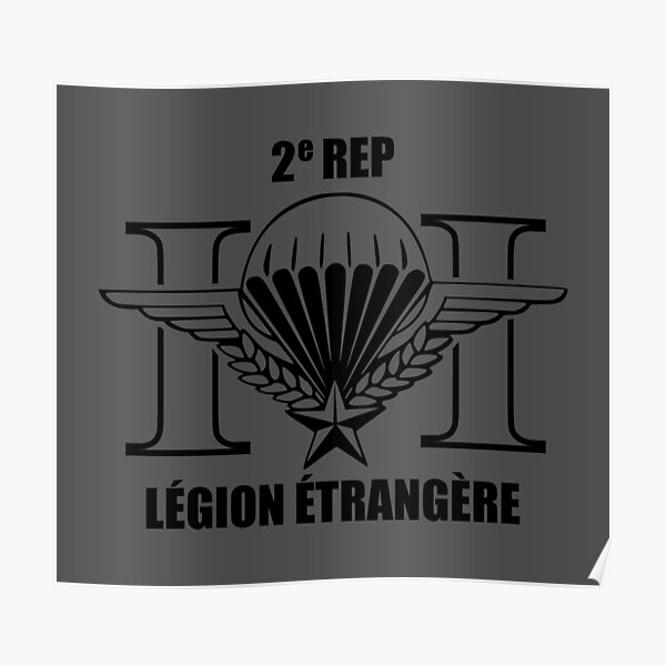 "Légion Étrangère 2 REP (French Foreign Legion Paratrooper)" Poster for ...