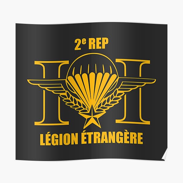 "Légion Étrangère 2 REP (French Foreign Legion Paratrooper)" Poster for ...