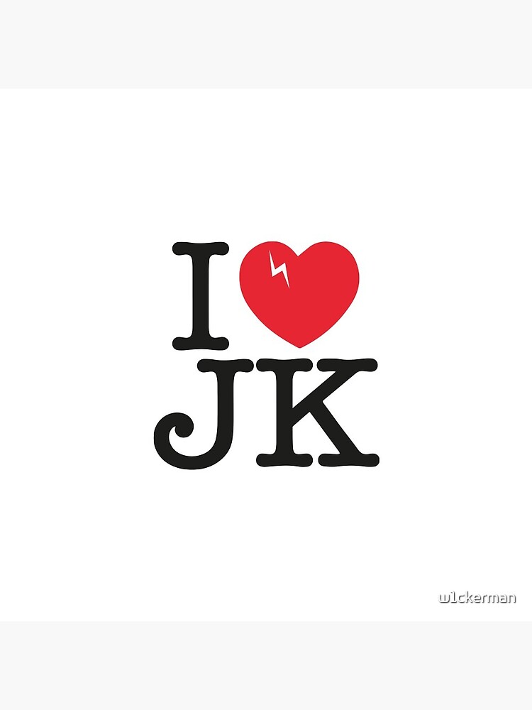 I LOVE J K Pin Button sold by Emad Mohamed | SKU 40972780 | 50% OFF ...