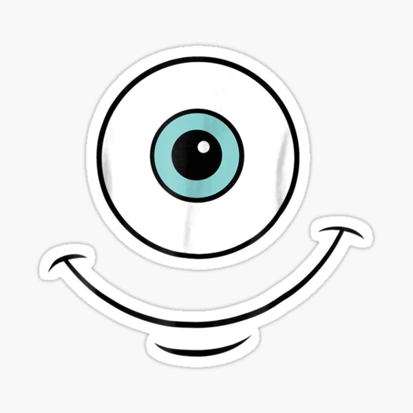 " Monsters Inc. Mike Eye Halloween Graphic " Sticker for Sale by ...