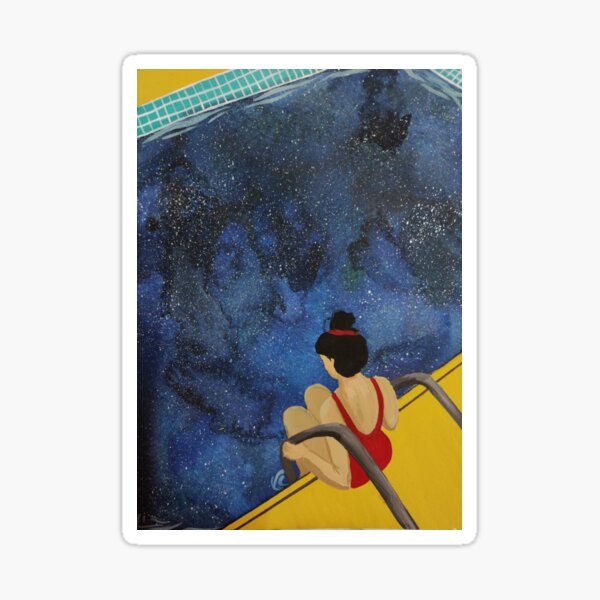 "Cosmic pool" Sticker by Geru18 | Redbubble