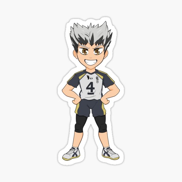 "Haikyuu Kōtarō Bokuto Sticker " Sticker for Sale by MajesticMelon ...