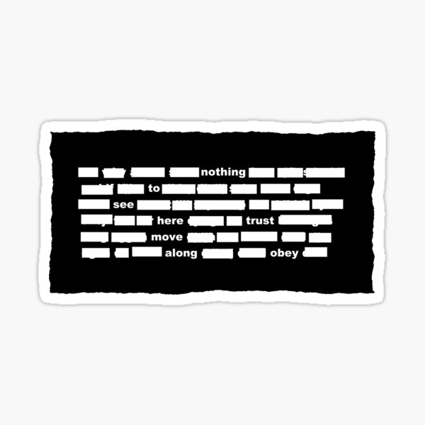 Redaction Gifts & Merchandise for Sale | Redbubble