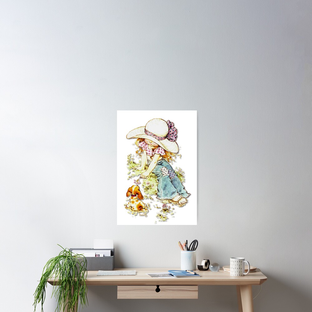 "Sarah Kay with puppy" Poster by jwebmarket | Redbubble