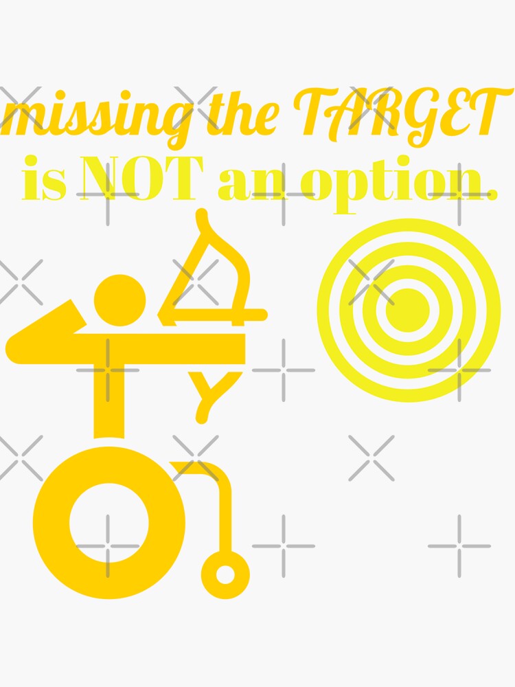 "missing the target is not an option. person with disability playing ...