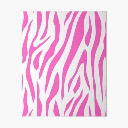 "Pink Tiger Stripes" Art Board Print for Sale by nicolebg | Redbubble