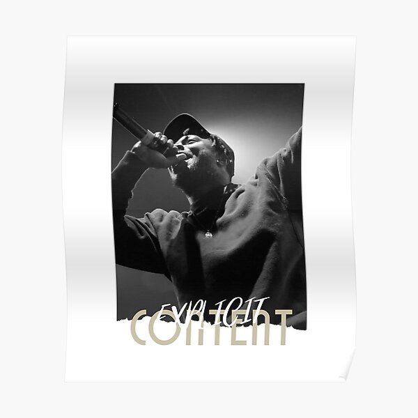 "Explicit Content" Poster for Sale by August-Stromer | Redbubble