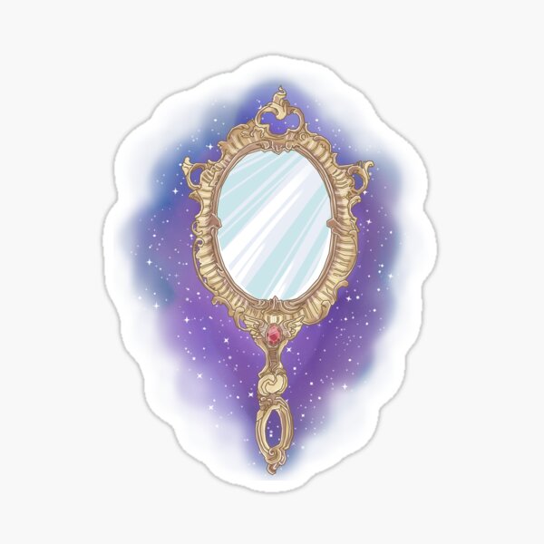 "magic mirror" Sticker by bunnyEmanArt | Redbubble