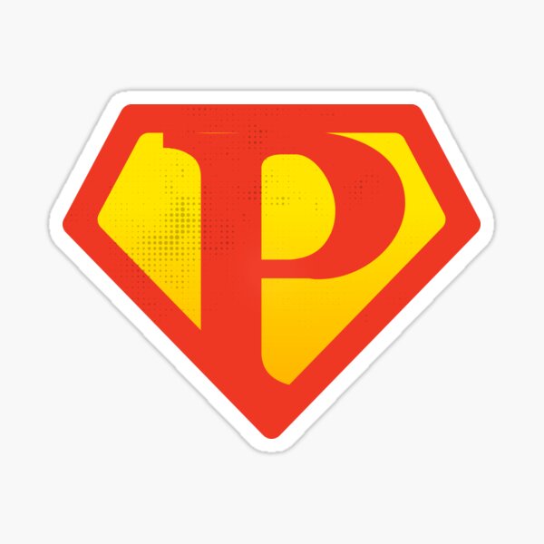 "P letter Super party supehuman alphabet for Penelope, phoebe, patrick ...