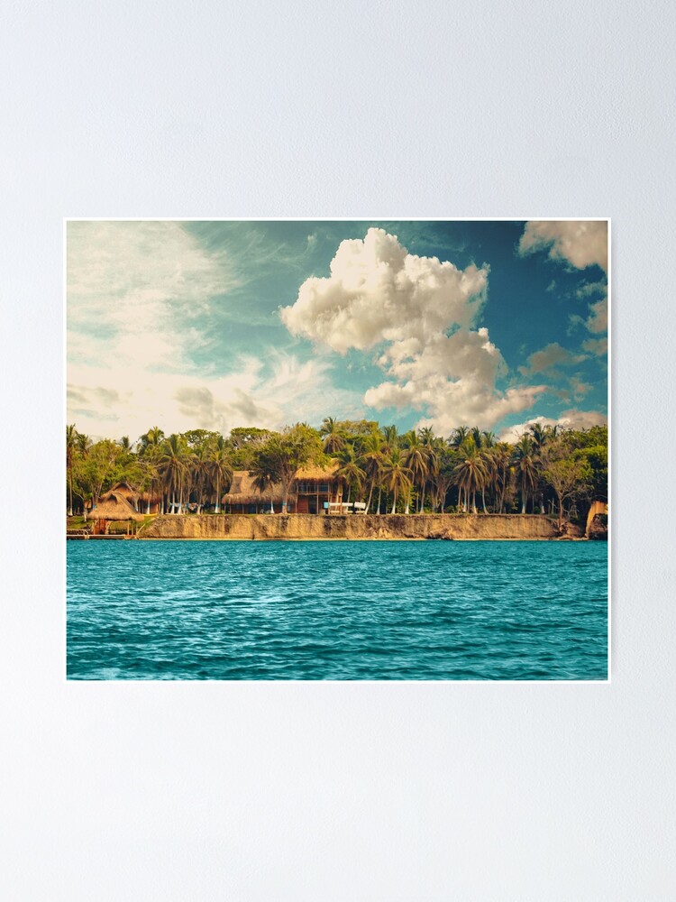 "Caribbean Island" Poster by sasijaya | Redbubble
