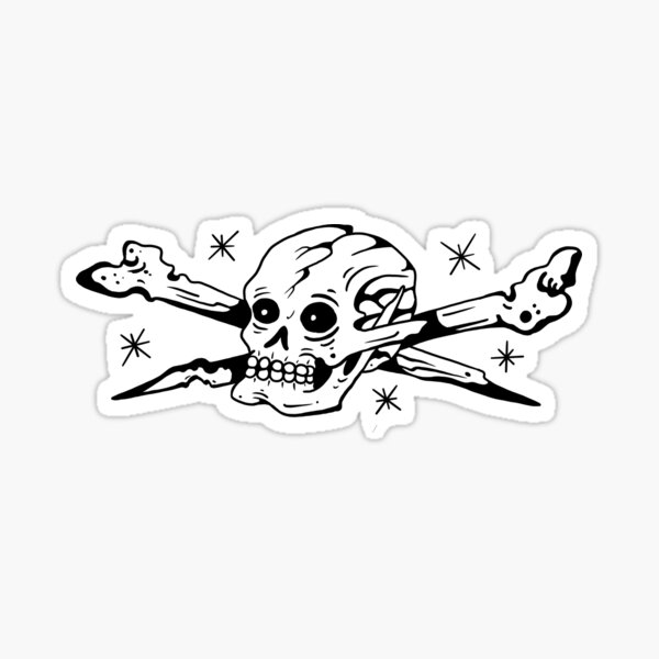 "Jolly Roger" Sticker for Sale by Genji-style | Redbubble
