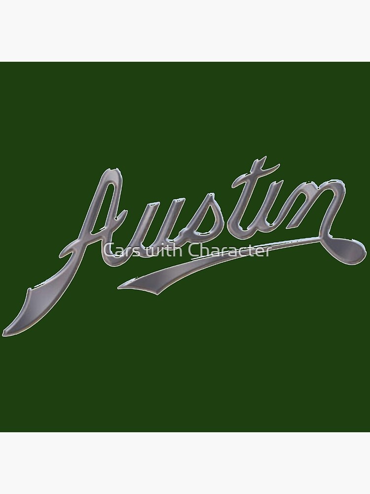 "Old Austin Motorcar Script" Poster for Sale by emporiumwa | Redbubble