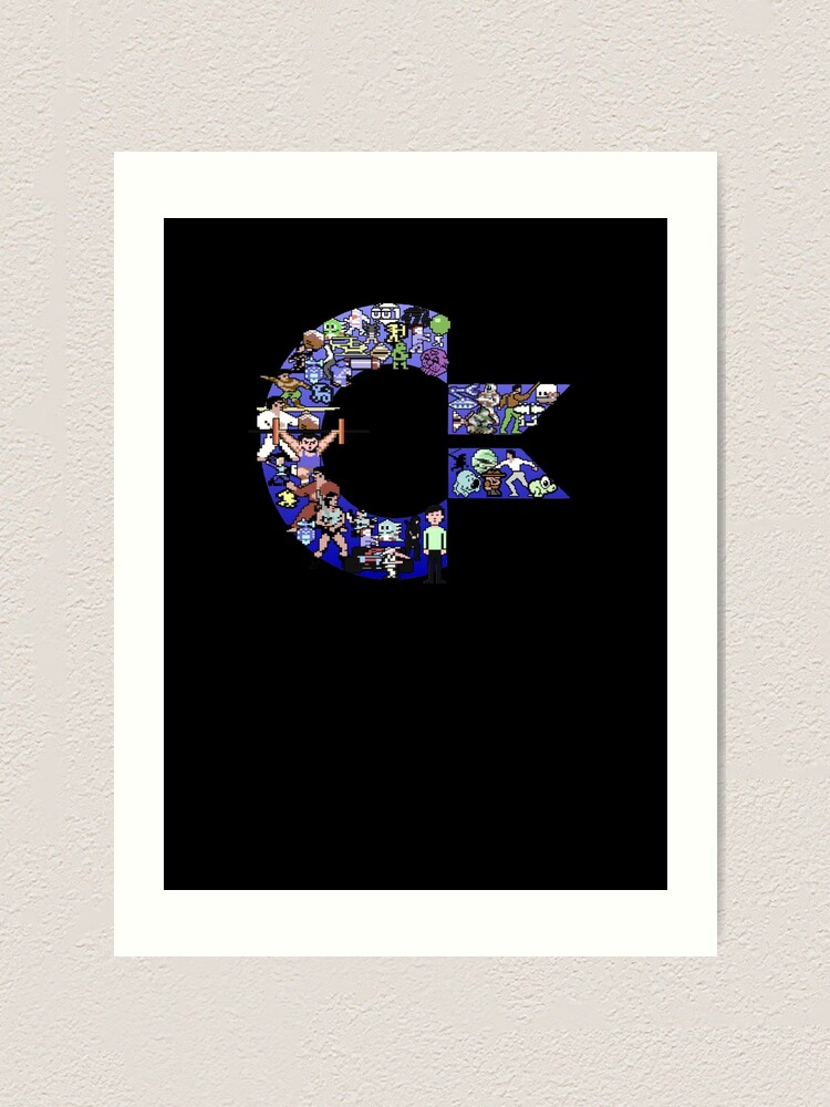 "C64 Characters" Art Print by bellingk | Redbubble