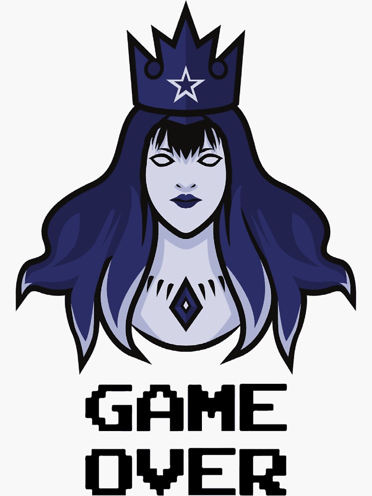 "QUEEN GAMER" Sticker by heyadrian | Redbubble